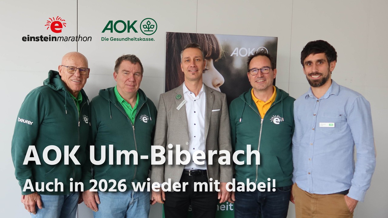 AOK Ulm-Biberach auch 2026 Partner der SUN Sportmanagement GmbH ...